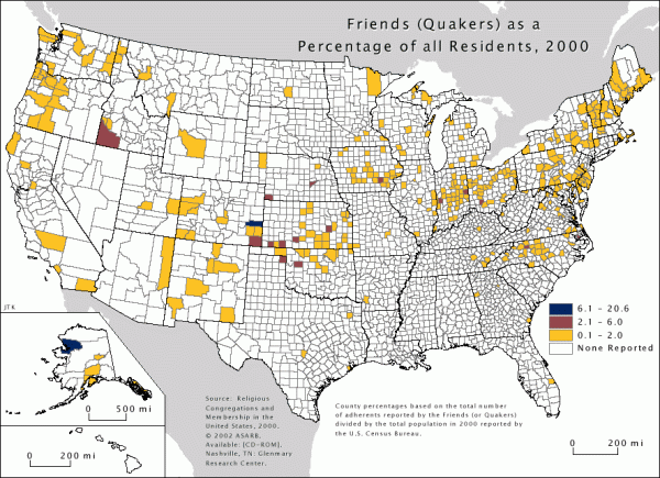 Demographic Maps of the USA by Religious Affiliation | Panther Red